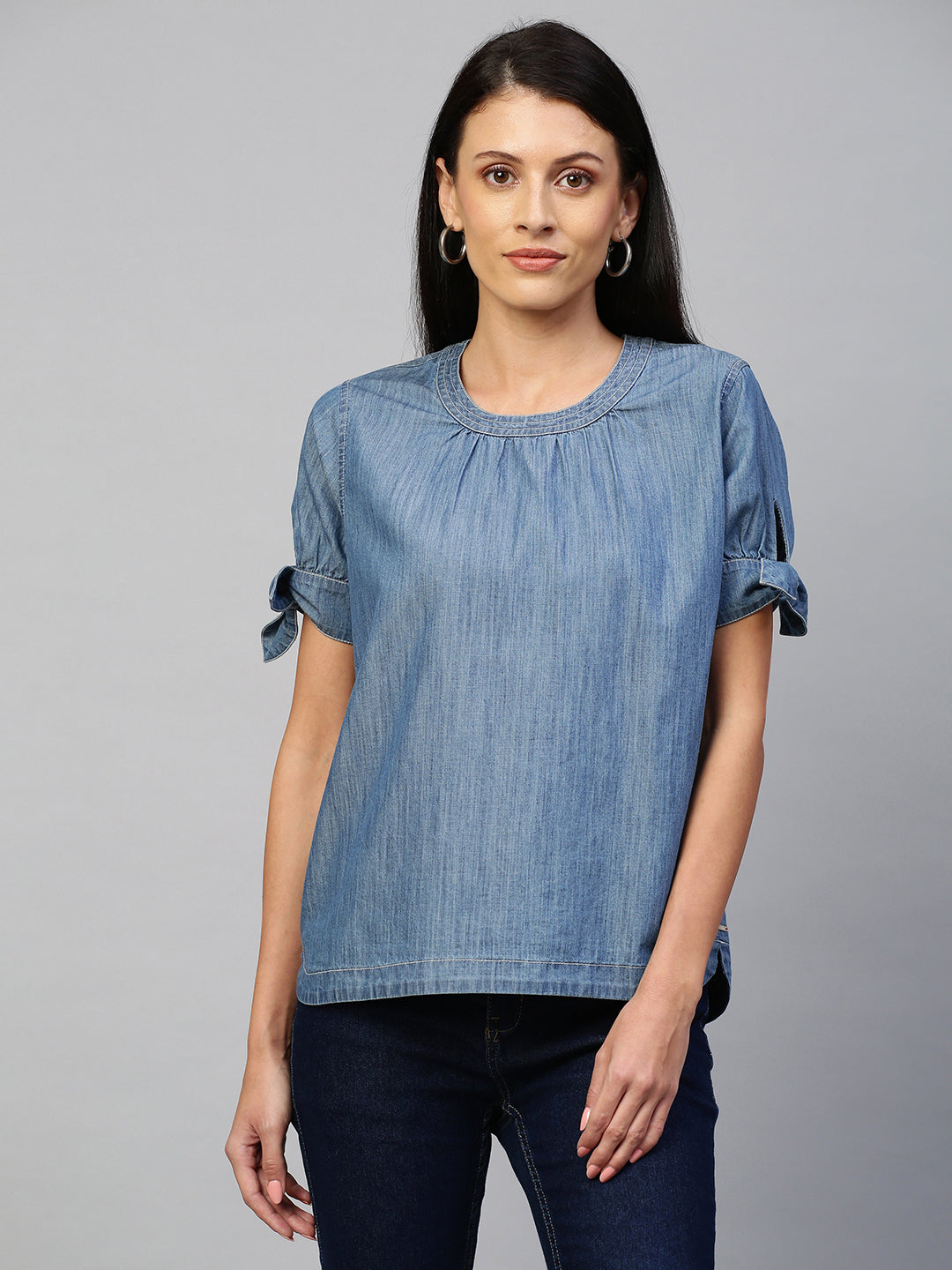 Explore a range of denim tops for versatile looks. – Chemistry