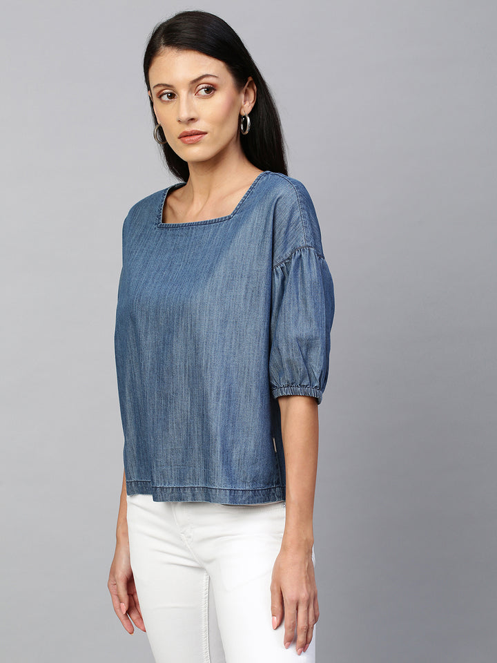 Explore a range of denim tops for versatile looks. – Chemistry